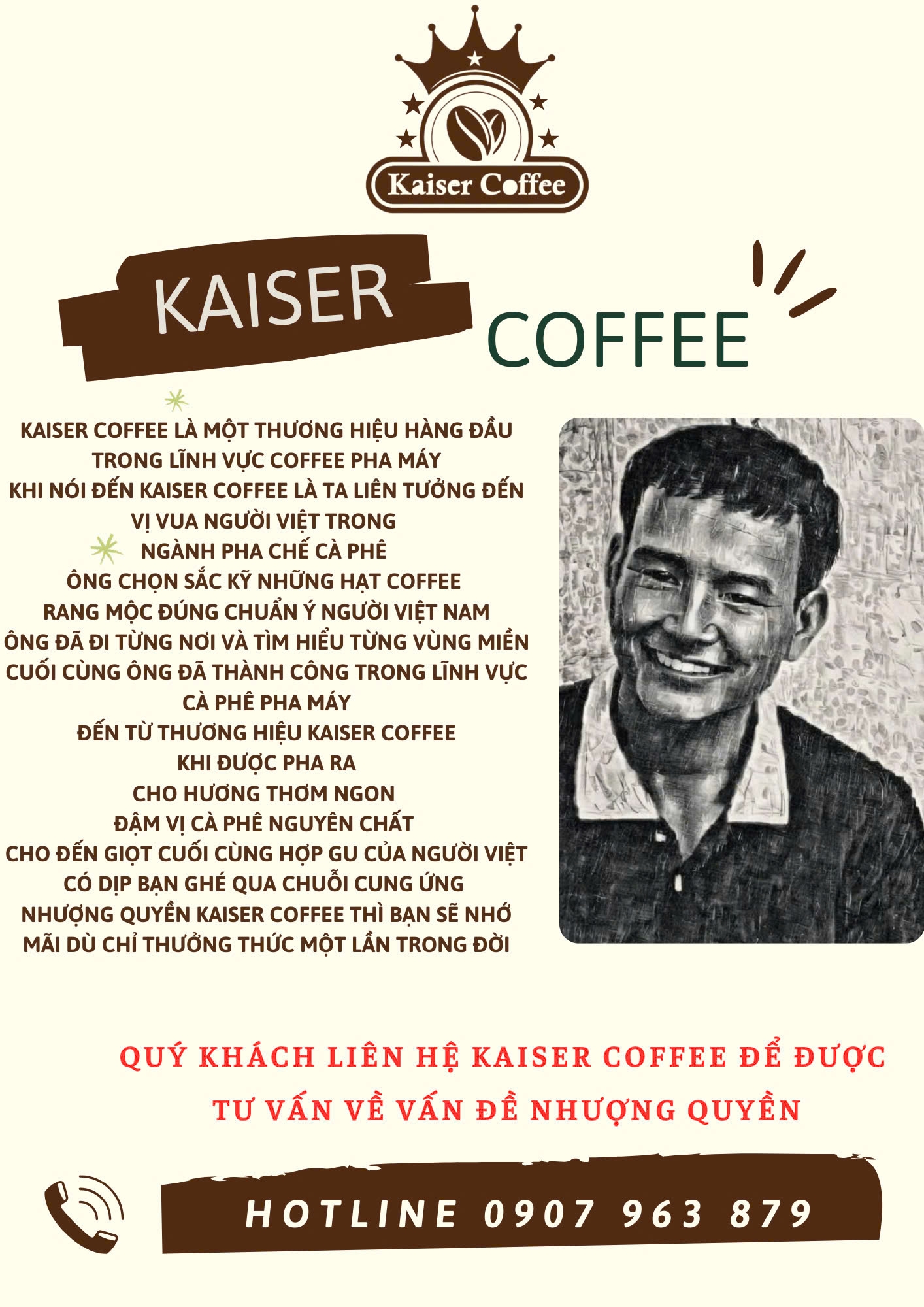 Kaiser Coffee – Vị Vua Cà Phê Pha Máy Đậm Chất Người Việt